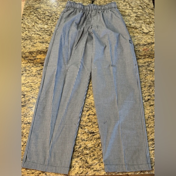 Chef Works | Pants | Chef Works Med Cook Pants 3 Pockets Black White ...